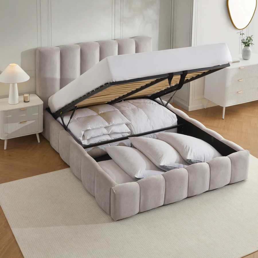 Ottoman Storage Beds – Briq Interiors